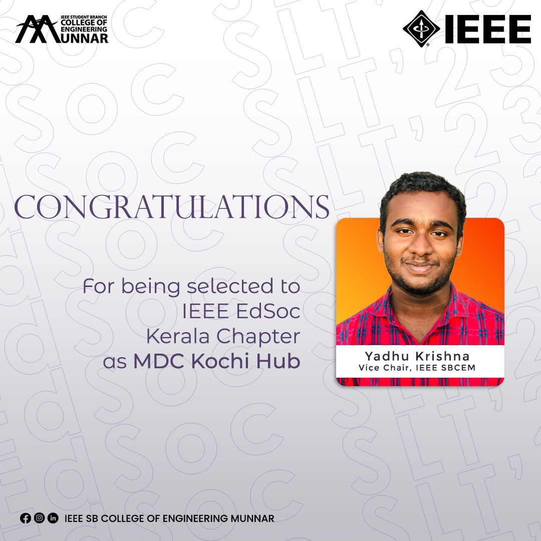 COLLEGE OF ENGINEERING MUNNAR [KEAM Code :MNR] – (Established in the year 2000 by Govt. of ...