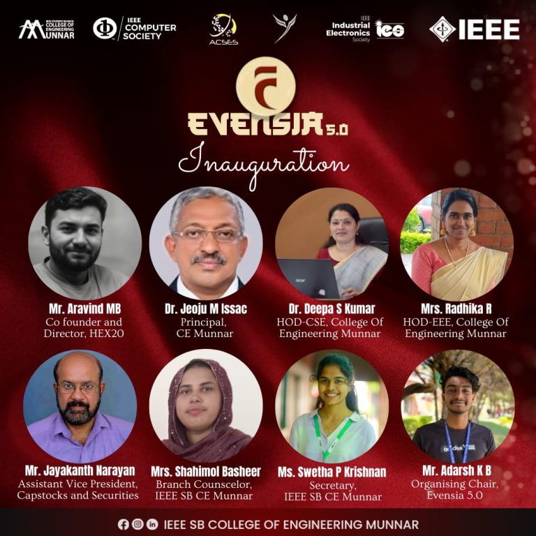 COLLEGE OF ENGINEERING MUNNAR [KEAM Code :MNR] – (Established in the year 2000 by Govt. of ...