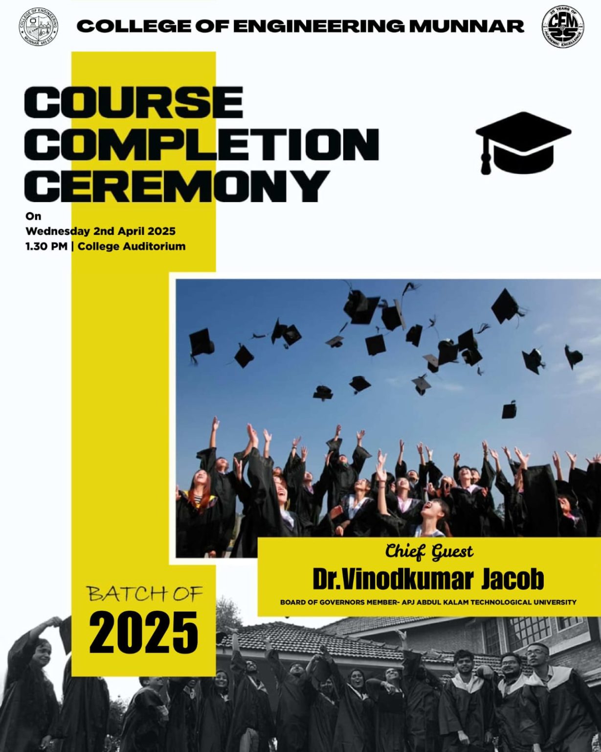 COLLEGE OF ENGINEERING MUNNAR [KEAM Code :MNR] – (Established in the ...